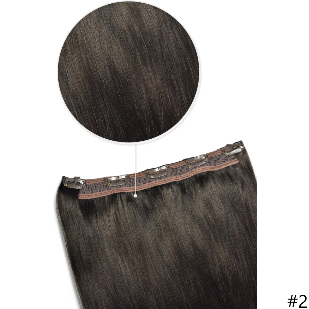 Τρεσα με κλιπς 100% Φυσικη τριχα ανθρώπινη remy – e-beautyshop.gr