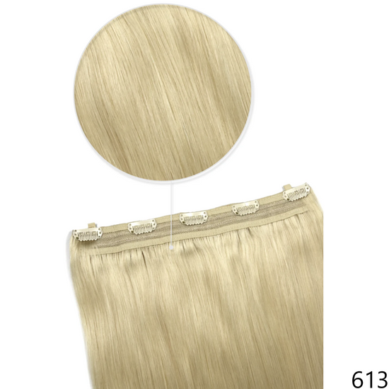 Τρεσα με κλιπς 100% Φυσικη τριχα ανθρώπινη remy – e-beautyshop.gr