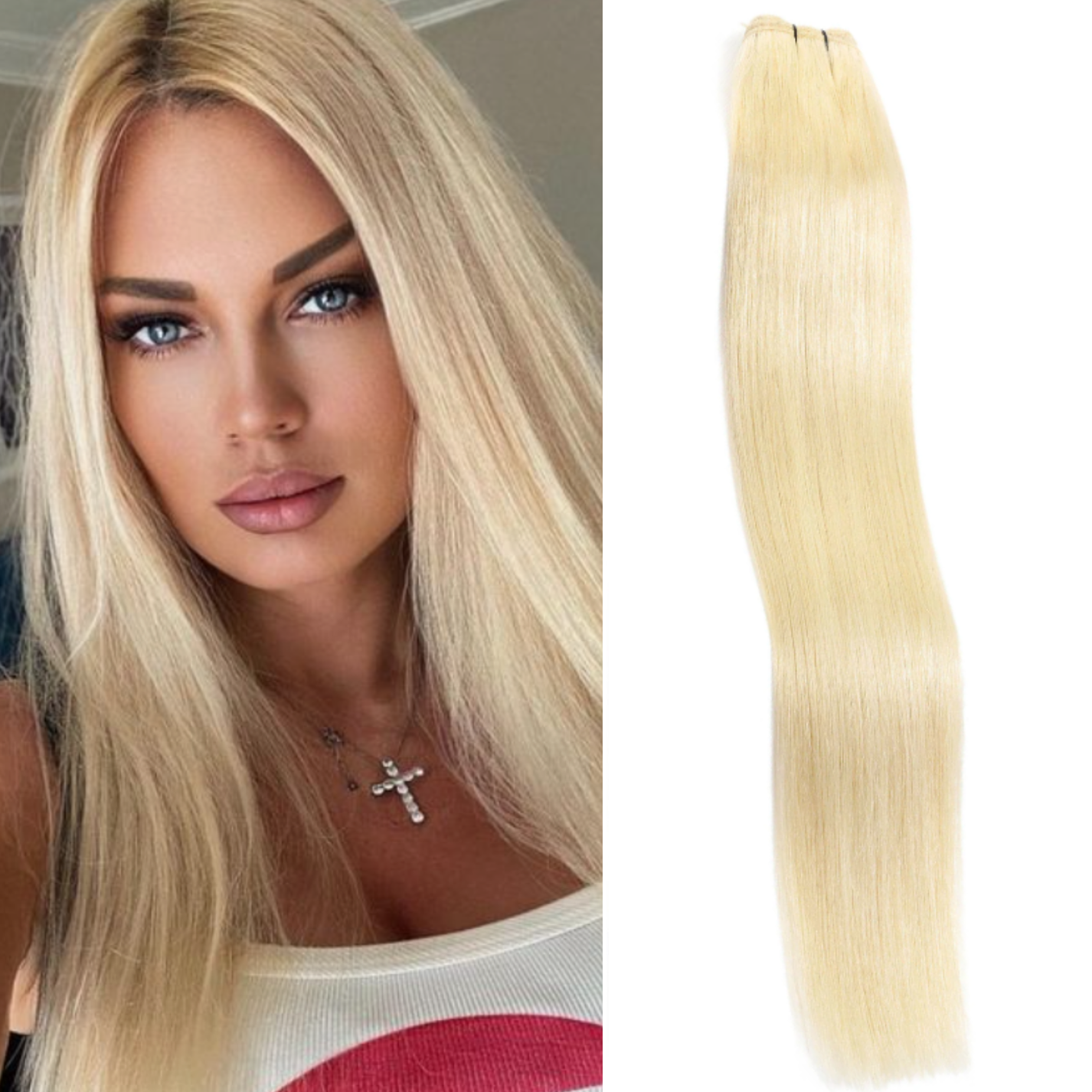 Τρεσα με κλιπς 100% Φυσικη τριχα ανθρώπινη remy – e-beautyshop.gr